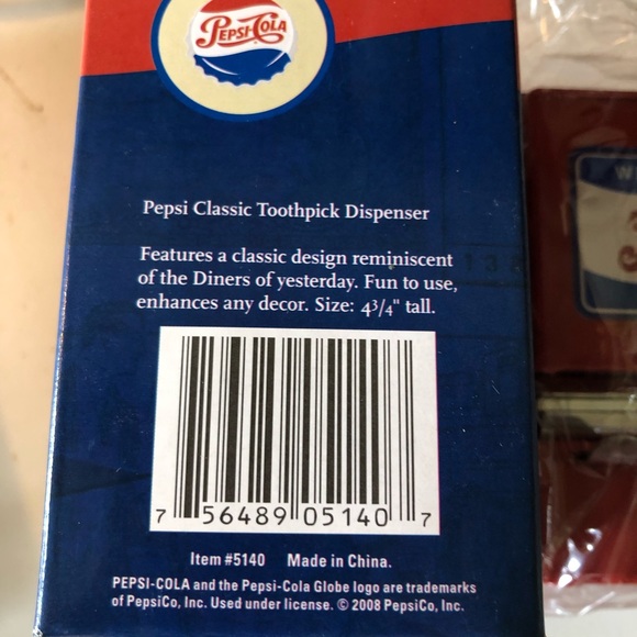 Other | Pepsi Toothpick Dispenser | Poshmark